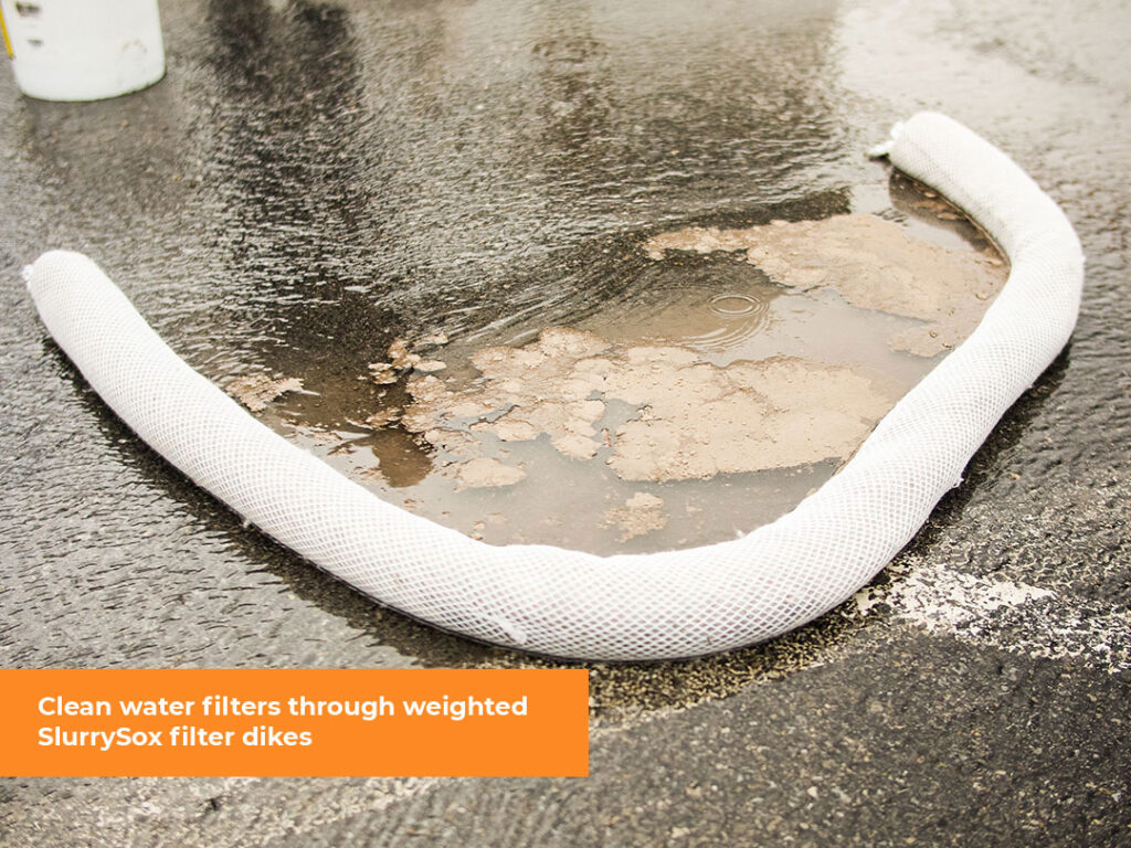 SlurrySox™ Weighted Filter Dike: SPLVM138 – VJ Engineering Solutions ...